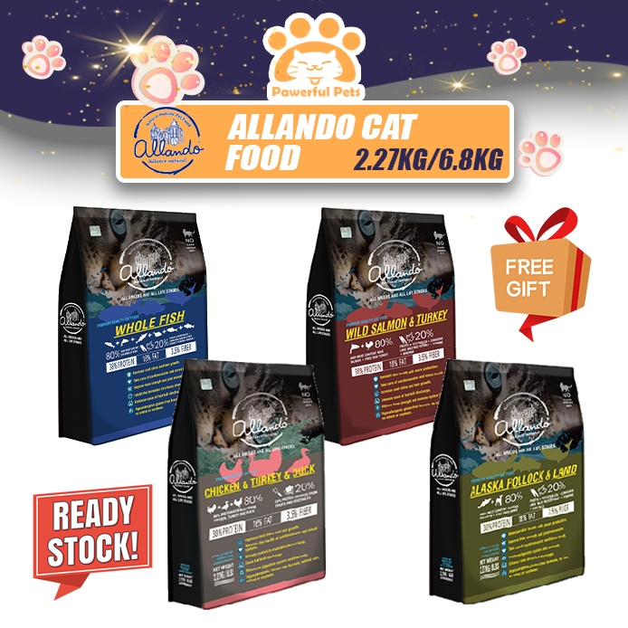 Allando Natural Holistic Cat Dry Food Super Premium All Life Stages ...