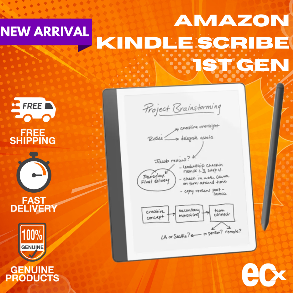 Amazon Kindle Scribe (2024) – 16GB / 32GB / 64GB | Tungsten | 1st Gen E ...
