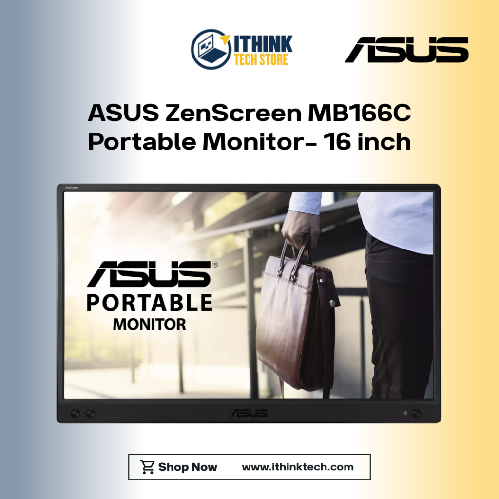 ASUS ZenScreen MB166C Portable Monitor- 16 inch | Shopee Malaysia