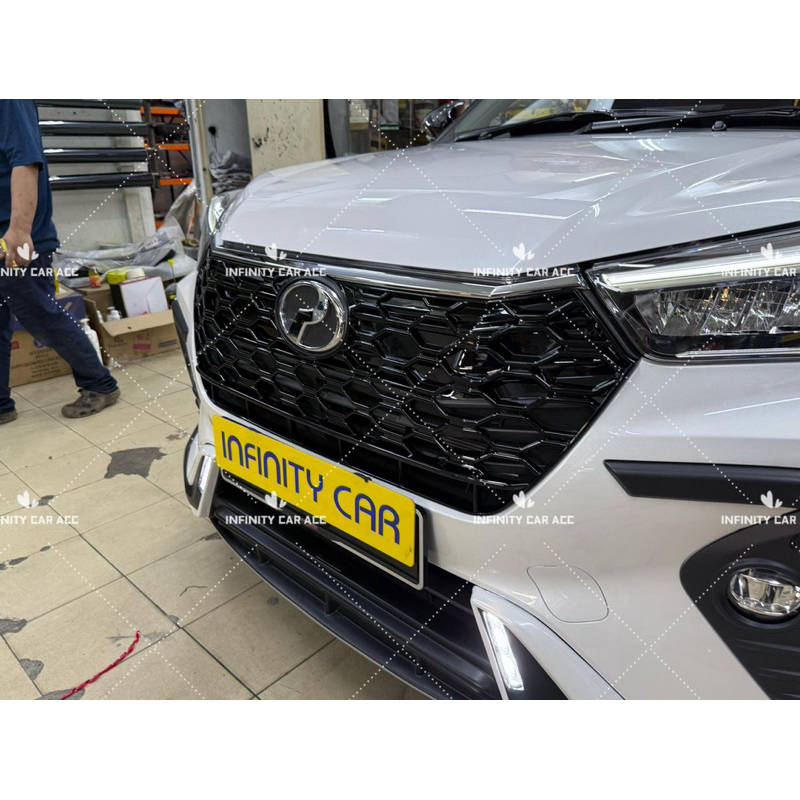 Perodua Ativa Front Grill Grille ( Mini Cooper Design ) | Shopee Malaysia