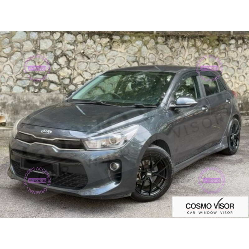 Kia Rio Hatchback 2018 2019 2020 2021 2022 Door visor / Mugen Door ...