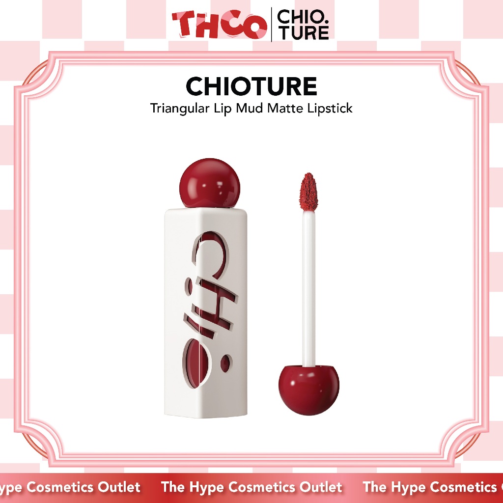 CHIOTURE Triangular Lip Mud Matte Lipstick Chio ture 稚优泉三角唇泥 ...