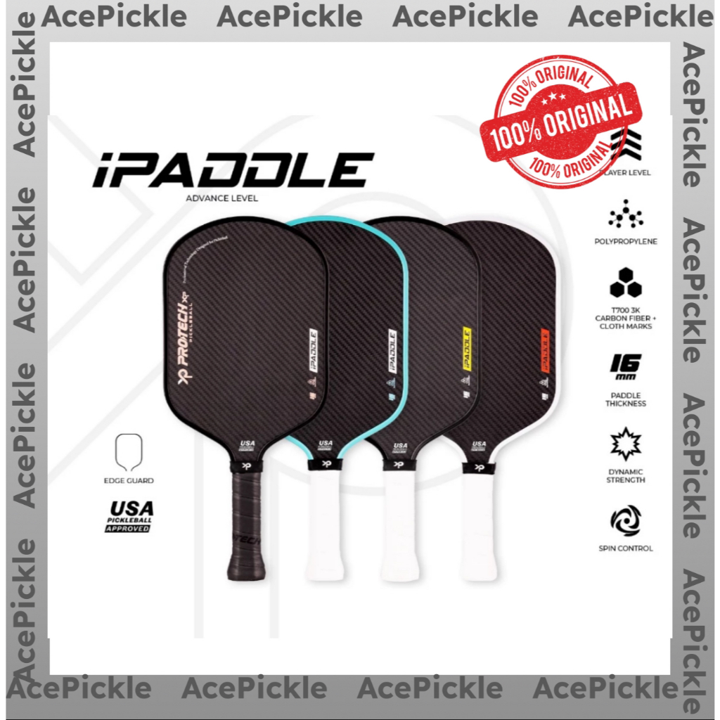 PROTECH XP Pickleball Paddle - iPADDLE SERIES USA PICKLEBALL APPROVED ...
