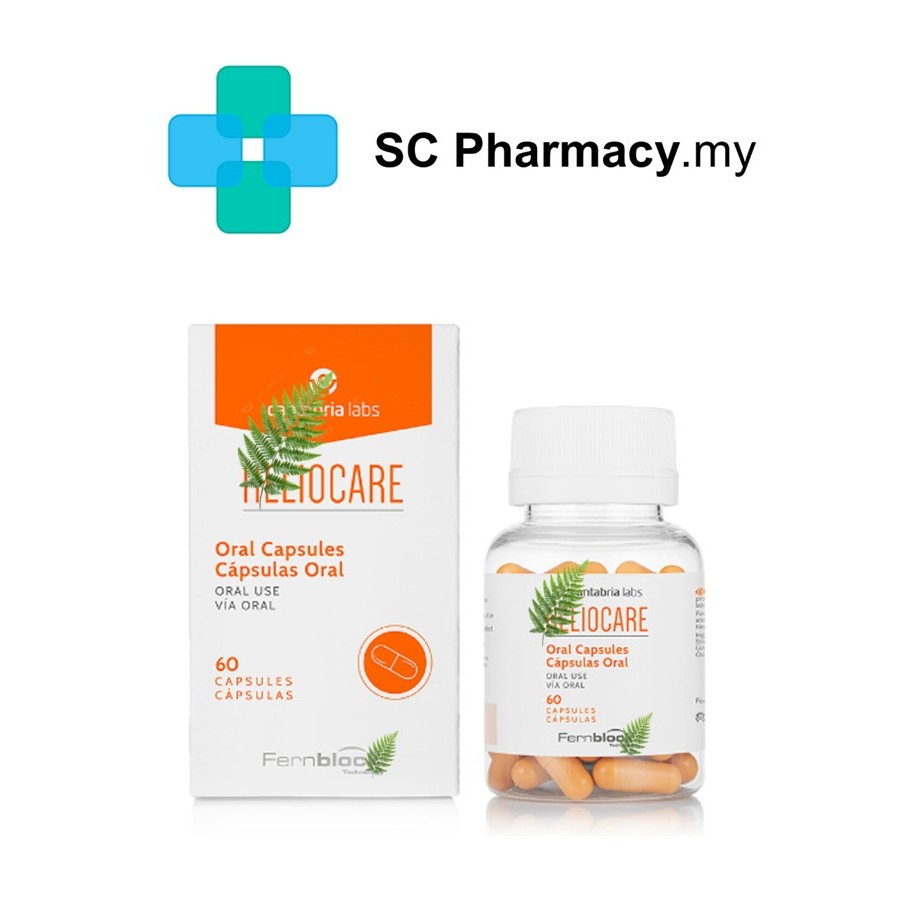 [Expire 2028] Heliocare Oral Capsules 240mg Fernblock (60 Caps) Sun ...