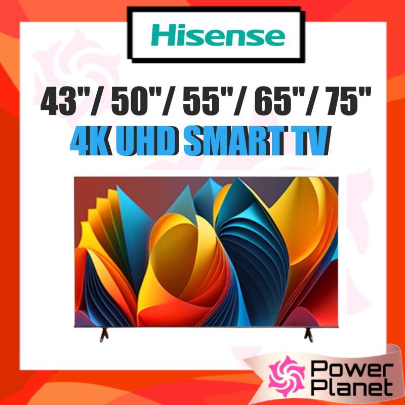 Hisense 43" / 50" / 55" / 65" / 75" 4K UHD Dolby Smart TV E6N ( 43E6N ...