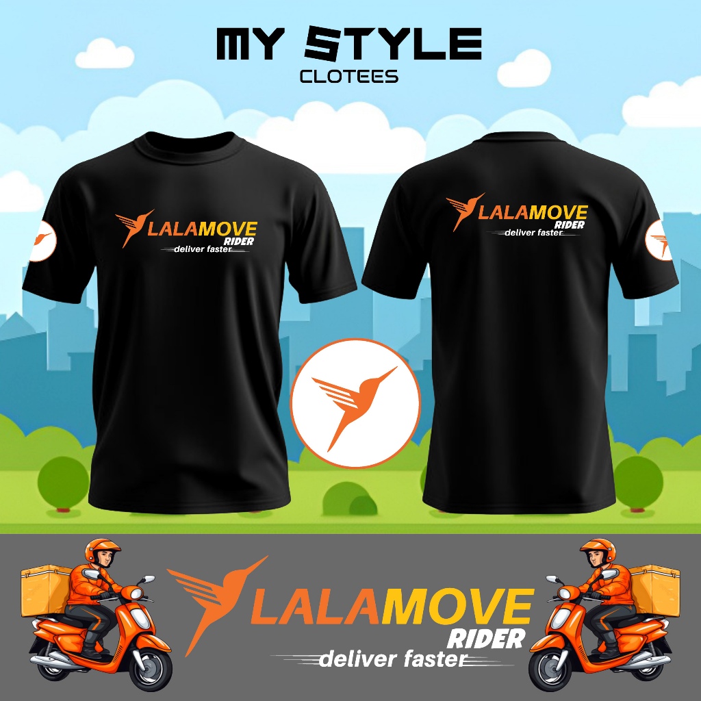 LALAMOVE RIDER Ready Stock Jersey Premium Microfiber/ Baju LALAMOVE ...