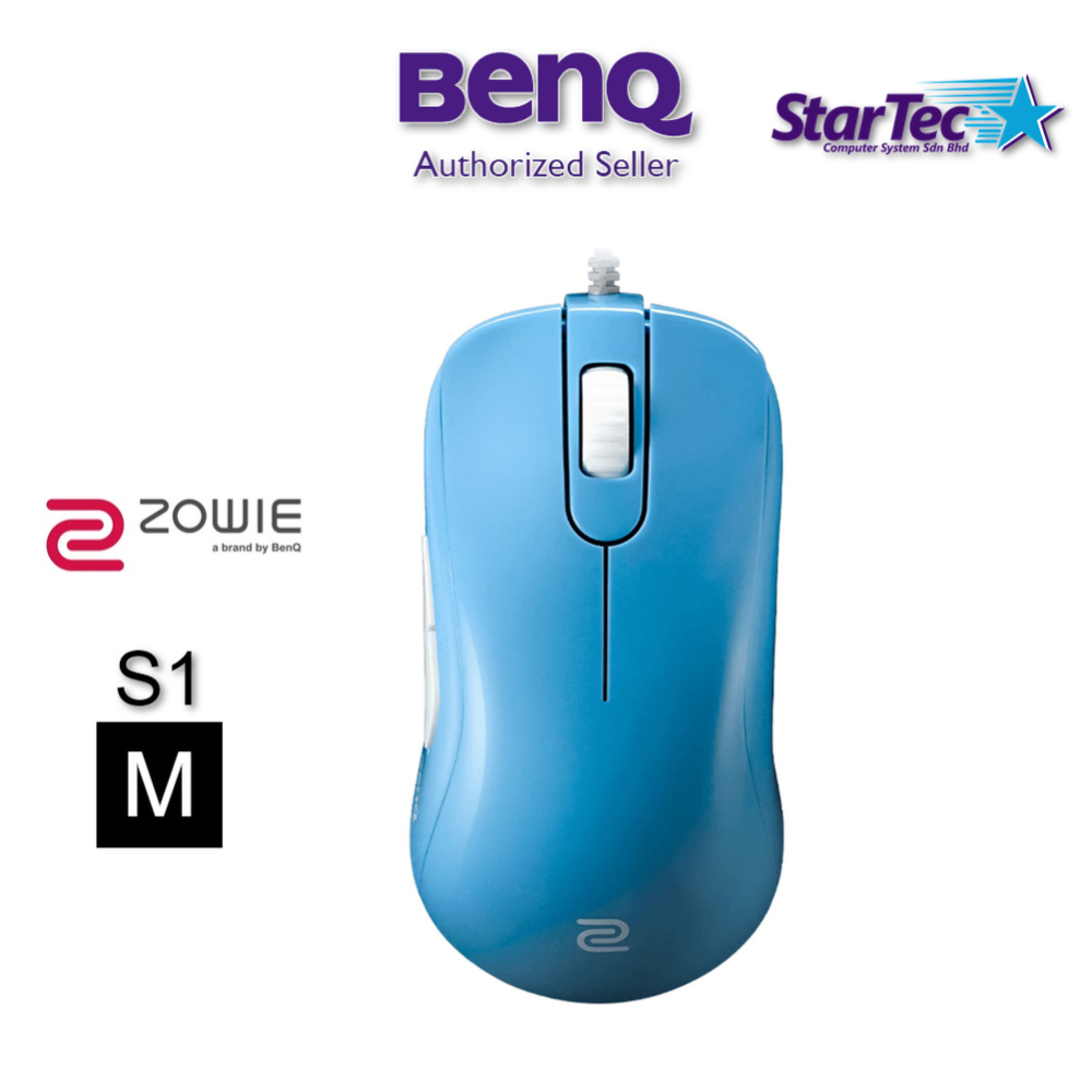 BenQ ZOWIE S1 Divina Medium Gaming Mouse for Esports (Blue) | Shopee ...
