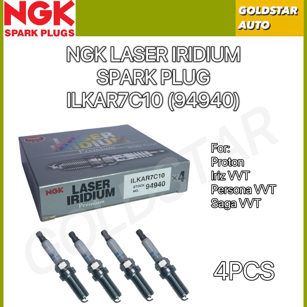 【NGK】ILKAR7C10 94940 Laser Iridium Spark Plug 4pcs Proton Iriz VVT ...