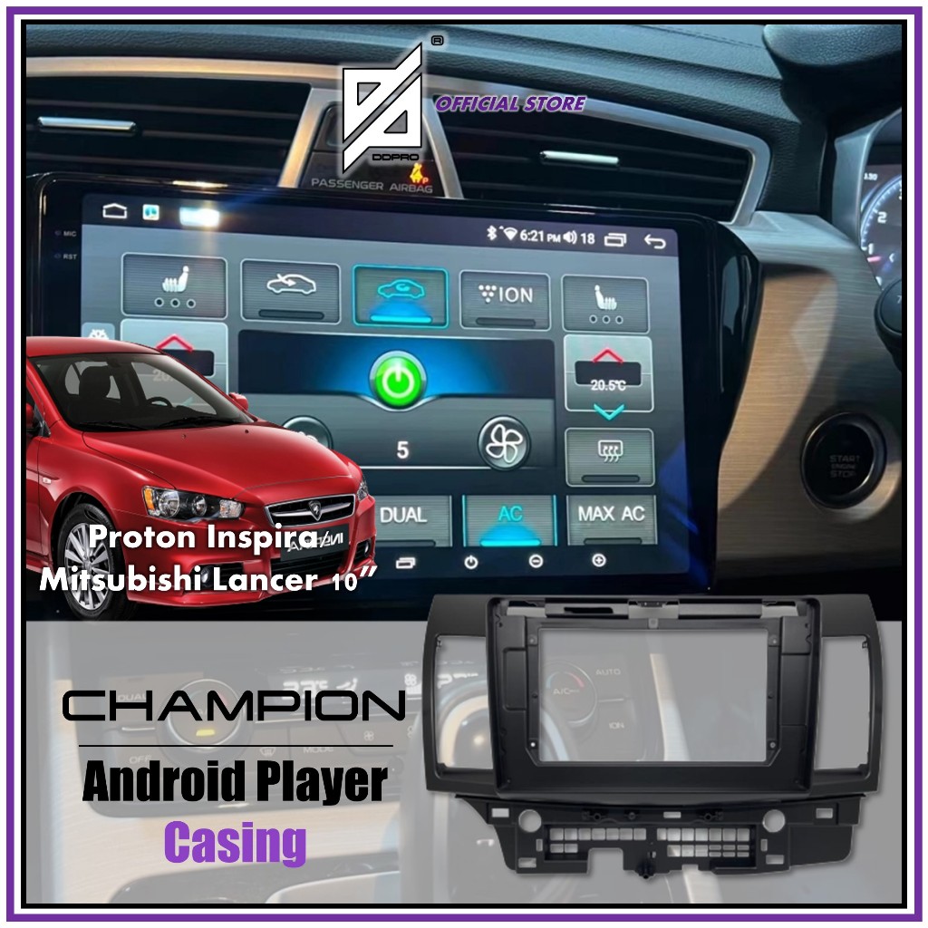 Proton Inspira/Mitsubishi Lancer 10" inch Car Audio Android Player ...