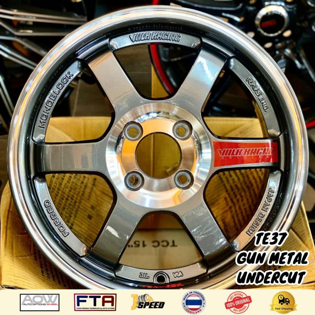 [NEW] ORIGINAL AOW TE37 SL 15" GUN METAL UNDERCUT [ FLOW FORMING TECHNOLOGY] | Shopee Malaysia