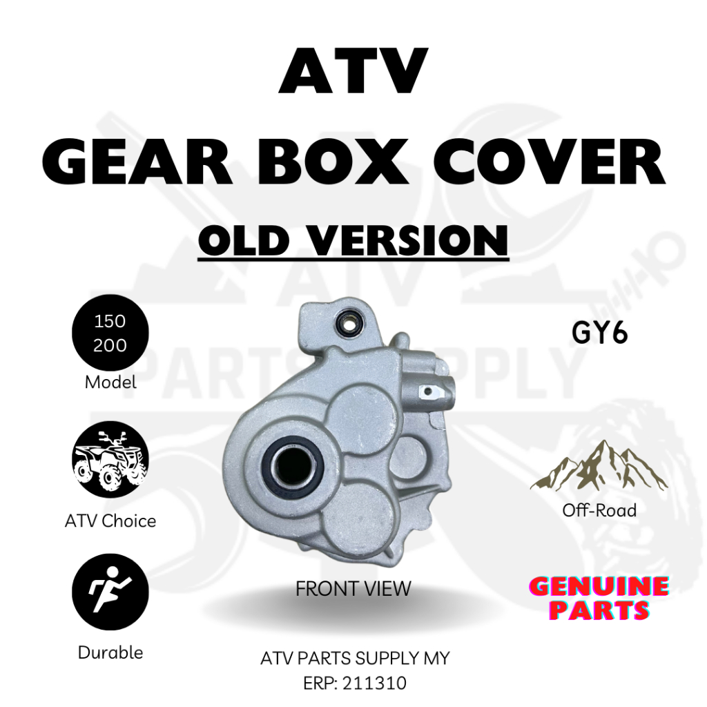 ATV GY6 Gear Box Cover with Gasket Set (Old Version) for 150cc | 200cc ...