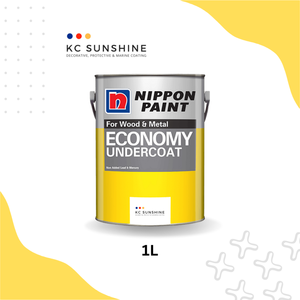 1L Nippon Economy Undercoat | Economy Primer | Cat Kayu | Antirust ...