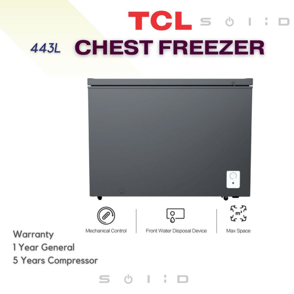 TCL Chest Freezer 443L, TRCF-D4380W1 | Shopee Malaysia