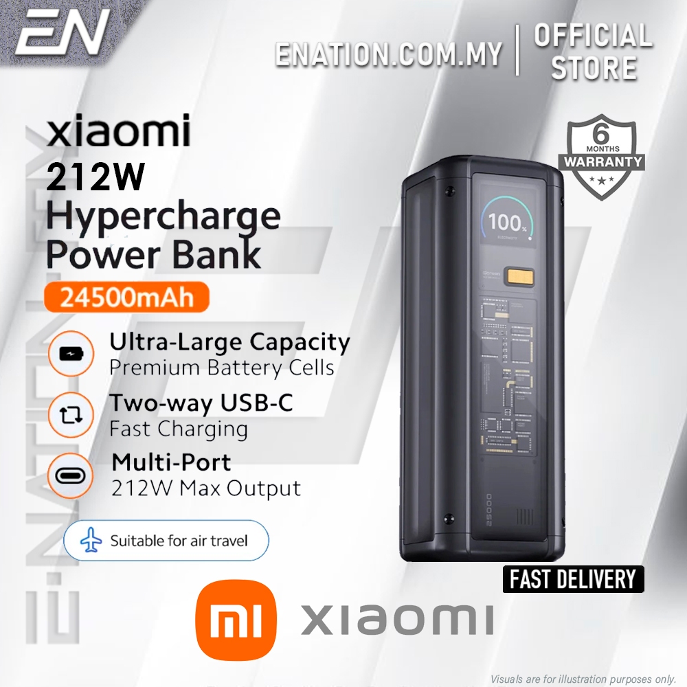 Xiaomi 212W HyperCharge Power Bank 24500mAh | | Powerful multi-port | Single port PD 3.1 ...