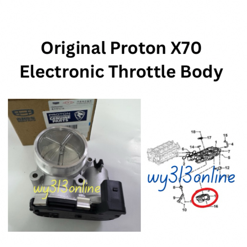 2029020500 Original Proton X70 Electronic Throttle Body | Shopee Malaysia