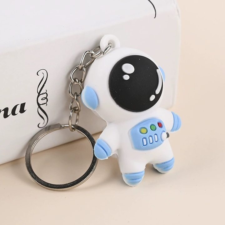Creative Cute Cartoon Soft Glue Astronaut Keychain dolls toys Spaceman ...