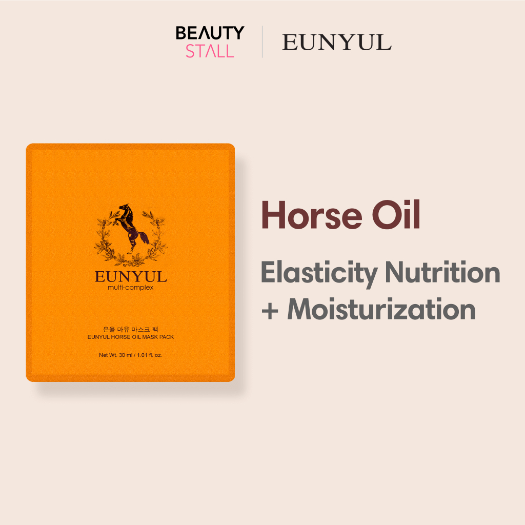EUNYUL Multi-complex Horse Oil Mask Pack 30ml | Moisturizing Repair Skin Barrier Anti Aging Mask ...