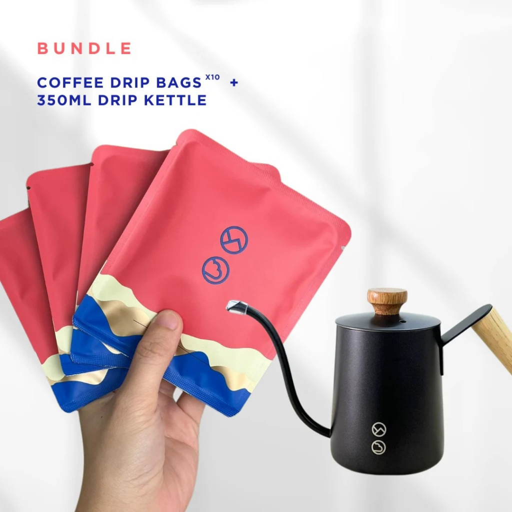 Forest Cloud Drip Bag Bundle: 10 Drip Bags + 1 Drip Pot | Freshly ...