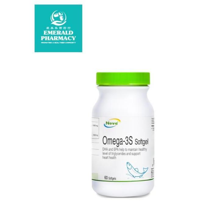 NOVA OMEGA-3S 60 SOFTGEL | Shopee Malaysia