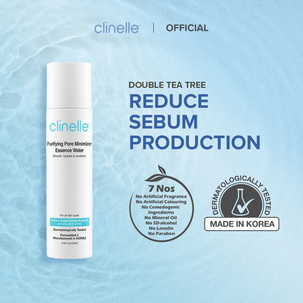 Clinelle Purifying Pore Minimizer Essence Water 120ml-AHA,BHA & PHA ...