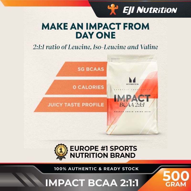 MYPROTEIN Impact BCAA 2:1:1, 500g | Shopee Malaysia