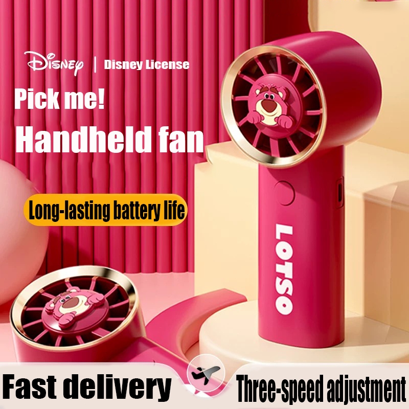 [Arrived in two days] Disney handheld fan mini fan charging UBS ...