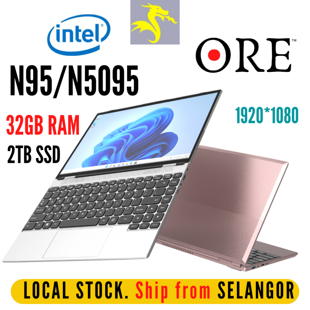 2026 ORE CX5 14 inch Laptop 16GB DDR4 RAM 2TB SSD HDMI WiFi USB ...