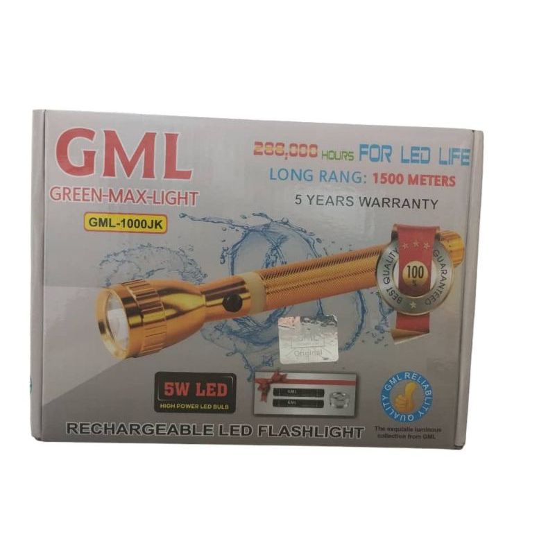 GML GREEN MAX LIGHT 1000-JK/ TORCH FLASH LIGHT-japan | Shopee Malaysia