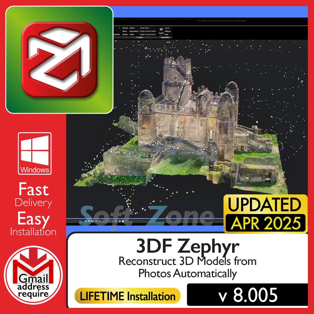 3DF Zephyr 8.005 - Reconstruct 3D Models from Photos Automatically ...