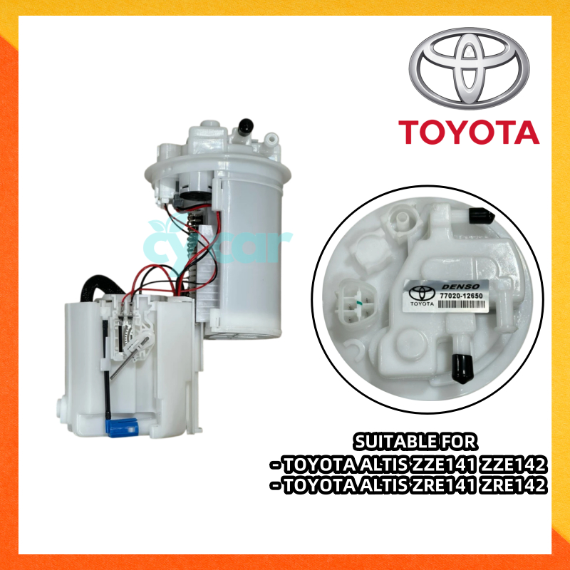 TOYOTA ALTIS ZZE141 ZZE142 ZRE141 ZRE142 FUEL PUMP ASSY 77020-12650 ...