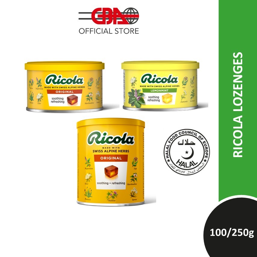 Ricola Lozenges (Tin) - 100g/250g | Shopee Malaysia