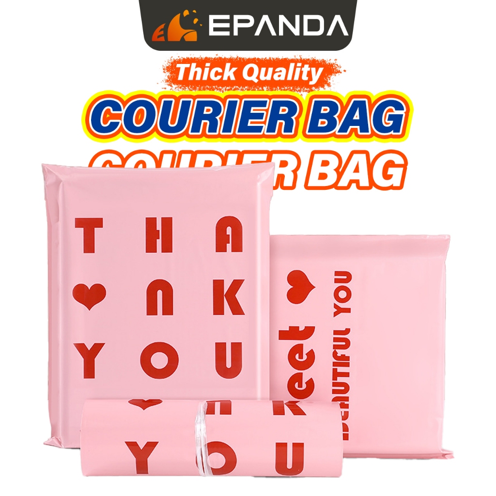 Thank You Courier Bag Beg Pos Plastik Packaging E-commerce Postage ...