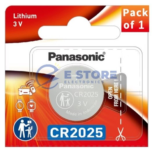 CR2025 Genuine Panasonic Lithium Battery 3V (CR-2025/5BE) | Shopee Malaysia