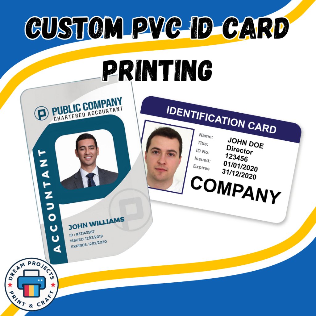Custom PVC ID Card Printing | Shopee Malaysia