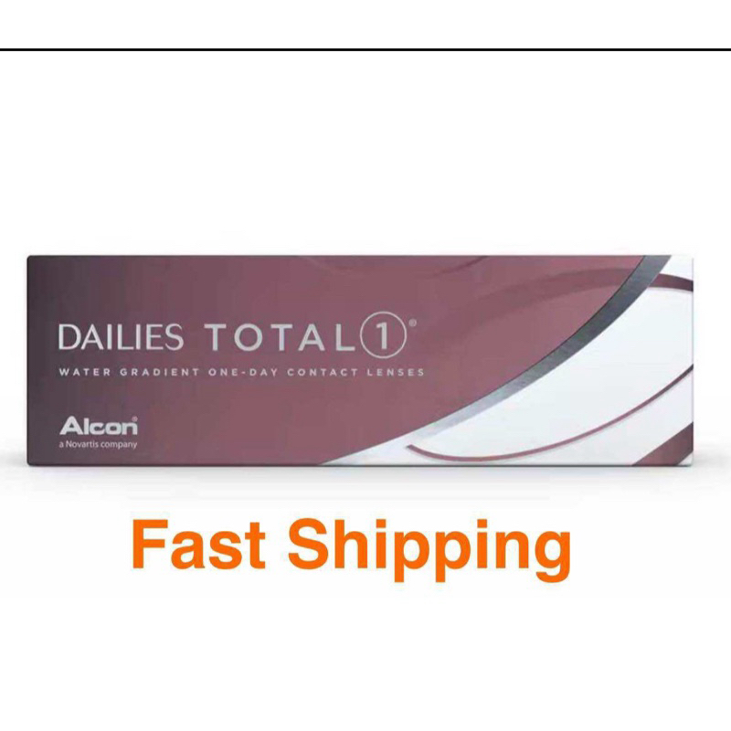 5 pcs ( in box) Alcon Dailies Total 1 Silicone Hydrogel daily clear ...