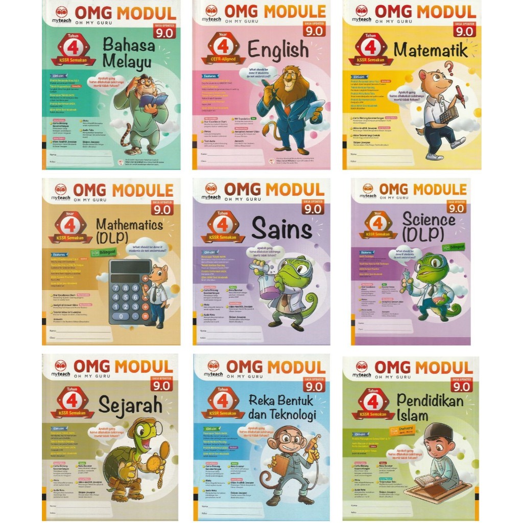 OMG MODUL 9.0 KSSR TAHUN 4 (2025) | Shopee Malaysia