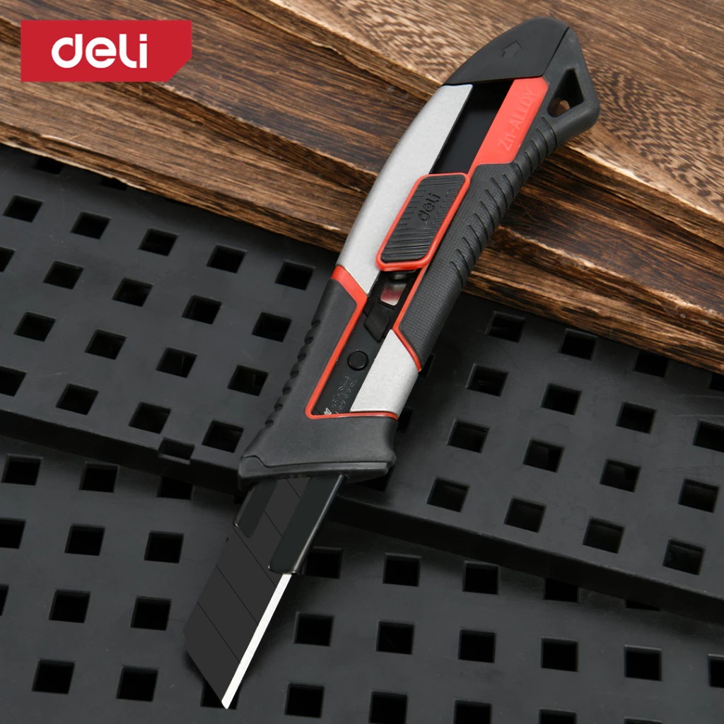 DELI Professional Series Cutter (18mm / SK2) DL4254 SK2 Steel H/Duty ...