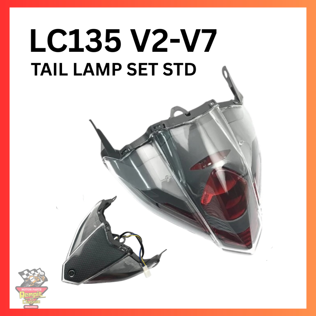REMPIT LC135 V2 V3 V4 V5 V6 V7 TAIL LAMP TAIL LIGHT LAMPU BELAKANG SET ...