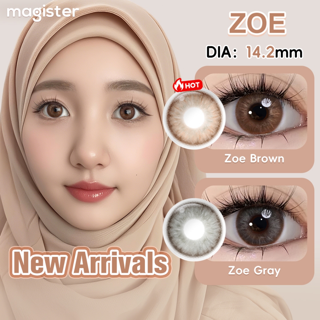 New Arrivals Magister Contact Lens 1Pair Colored ZOE Contact Lenses ...