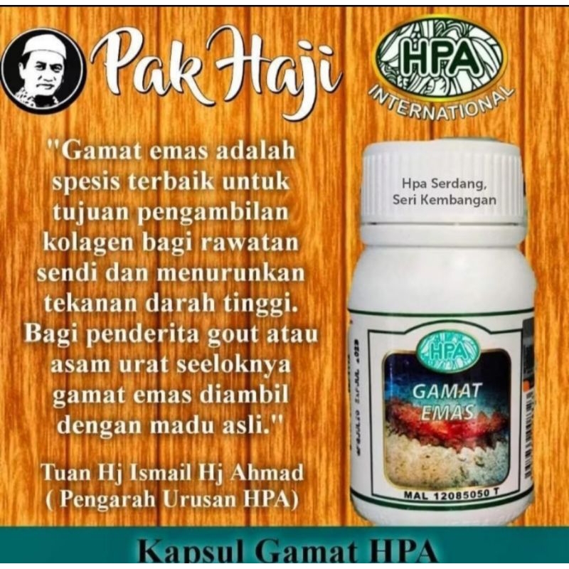 KAPSUL HERBA GAMAT EMAS HPA | Shopee Malaysia