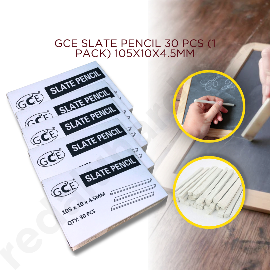 GCE Slate Pencil Chalk For Carpenter 30pcs 1 Pack | For Build Home ...