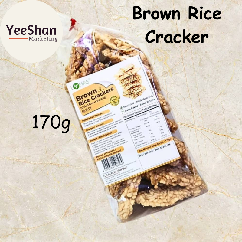 Lohas Brown Rice Cracker - 170g | Shopee Malaysia