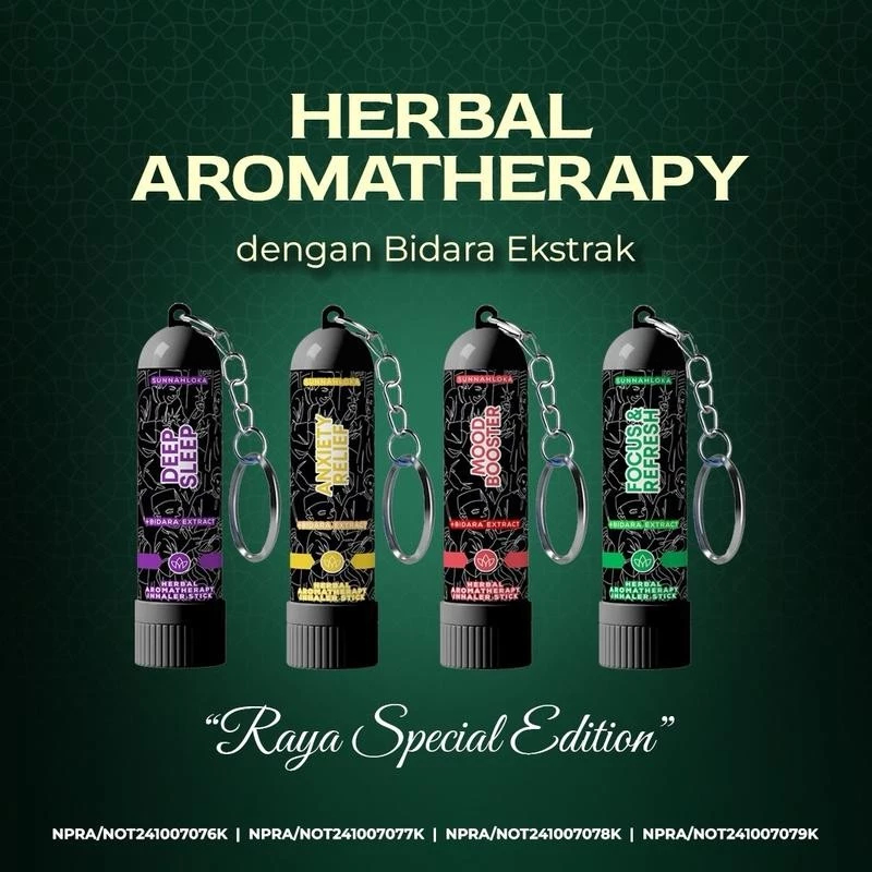 HERBAL INHALER AROMATHERAPHY Readystock (STRESS & ANXIETY RELIEF, DEEP ...