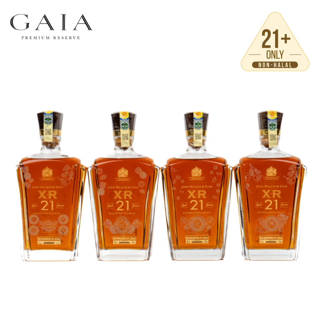 Johnnie Walker & Sons XR 21 Years Old 'Heng Ong Huat' Set 2024 - 750ML | Shopee Malaysia
