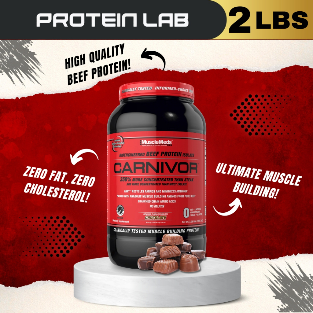 MUSCLEMEDS CARNIVOR BEEF PROTEIN ISOLATE (2.09lbs) | Shopee Malaysia