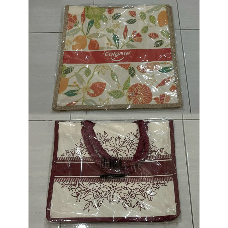 Vinda Red Tote Bag / Colgate Tote Bag | Shopee Malaysia