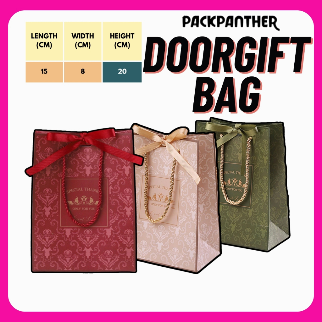 PACKPANTHER Paper Bag Gift Beg Kertas Handle Beg Goodie Bag Paperbag ...
