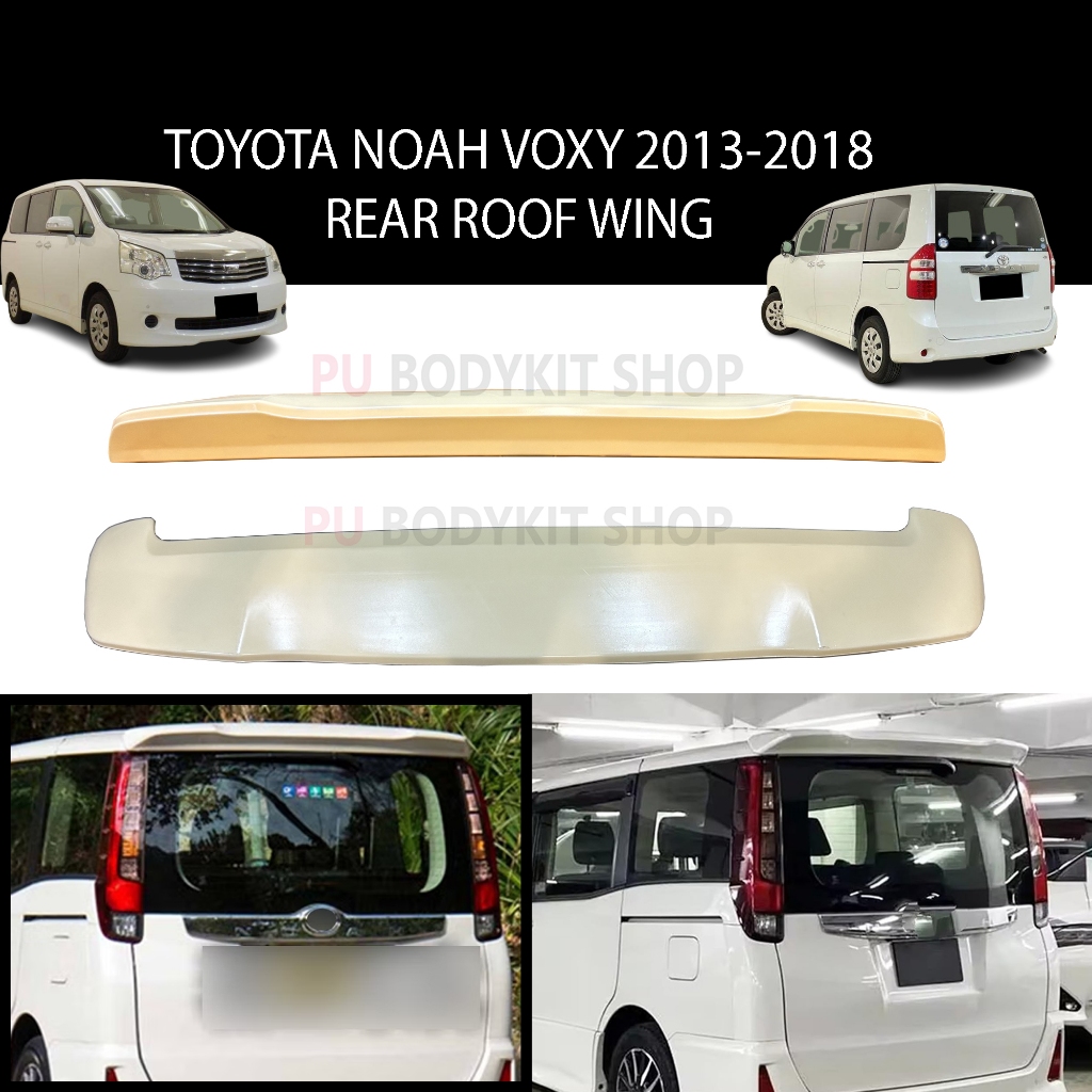 TOYOTA NOAH VOXY 2013-2018 REAR ROOF WING SPOILER ABS SKIRT LIP BODYKIT ...