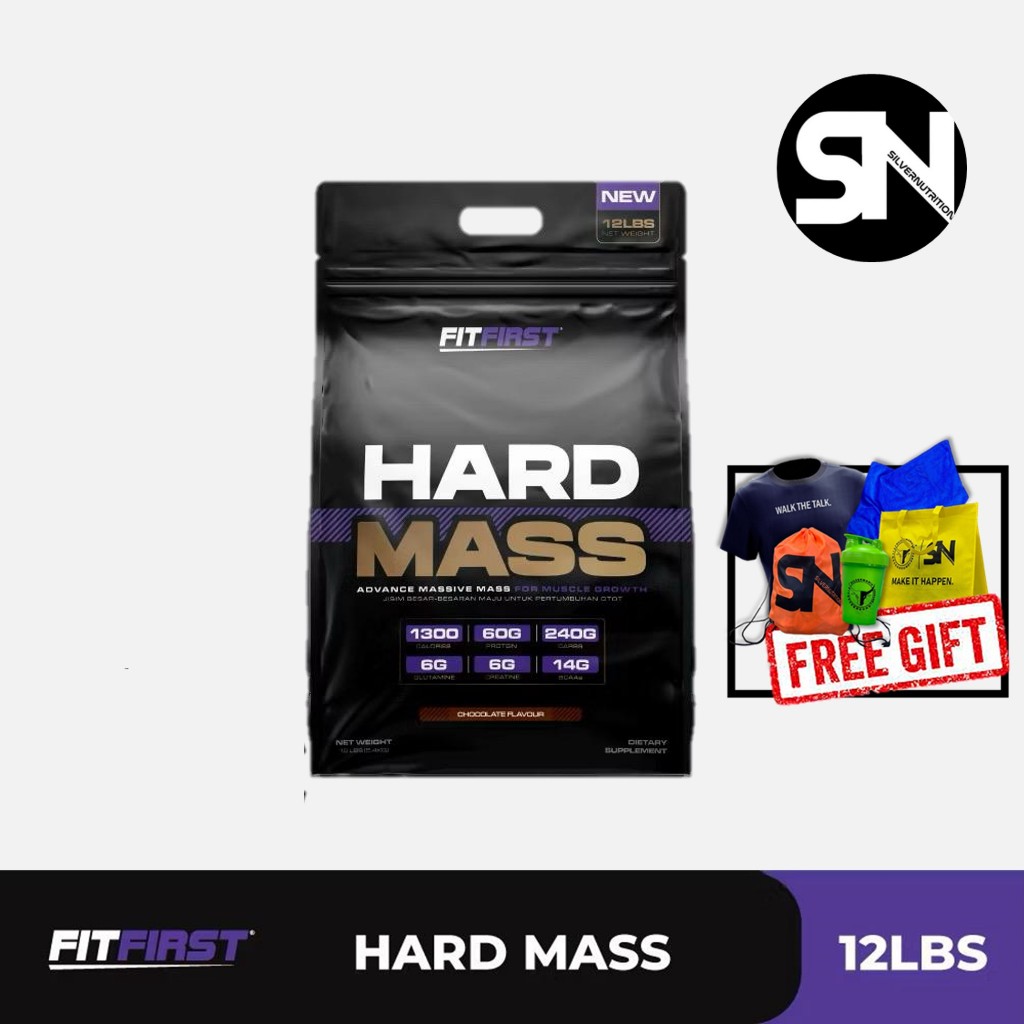FIT FIRST HARD MASS 12LBS WITH 16 SERVINGS + (FREE WHEY SACHET ...