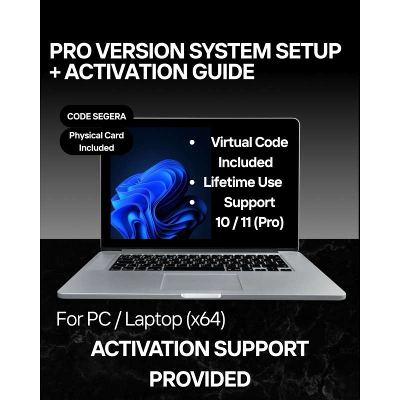 Pro Version System Setup + Activation Guide (For PC/Laptop) | Shopee ...